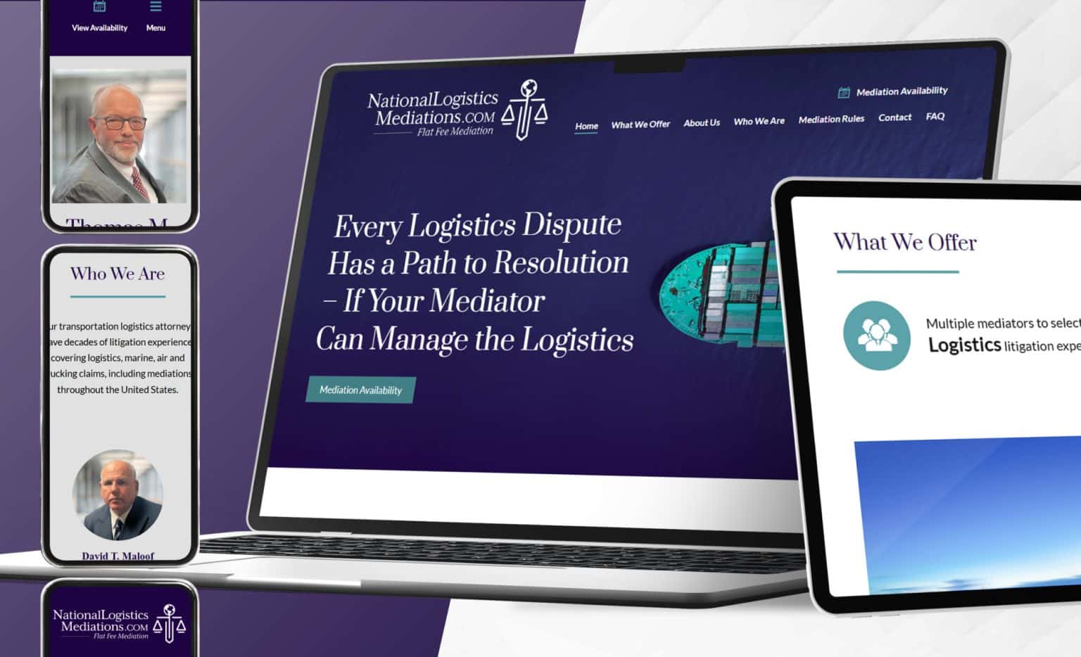 Portfolio of Law Firm Website Designs - The Modern Firm