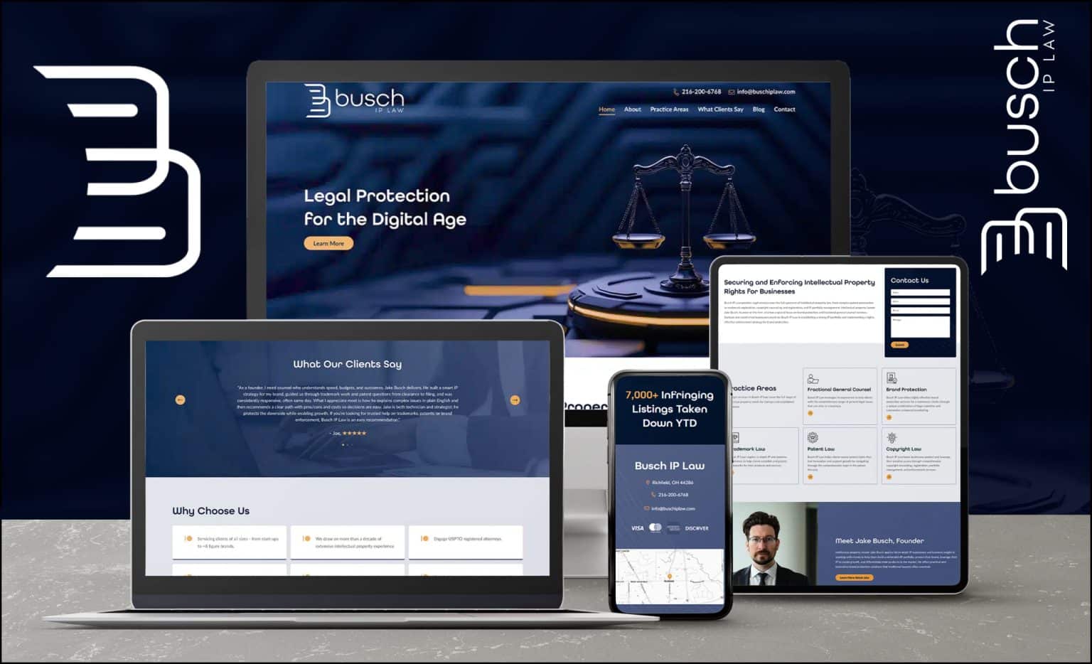 Portfolio of Law Firm Website Designs - The Modern Firm