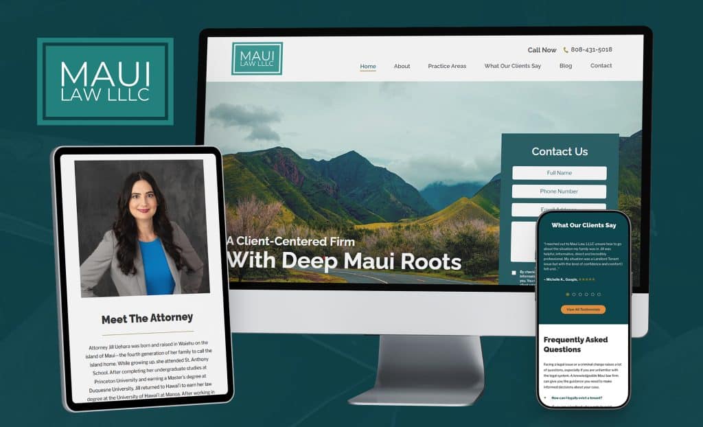 Portfolio of Law Firm Website Designs - The Modern Firm